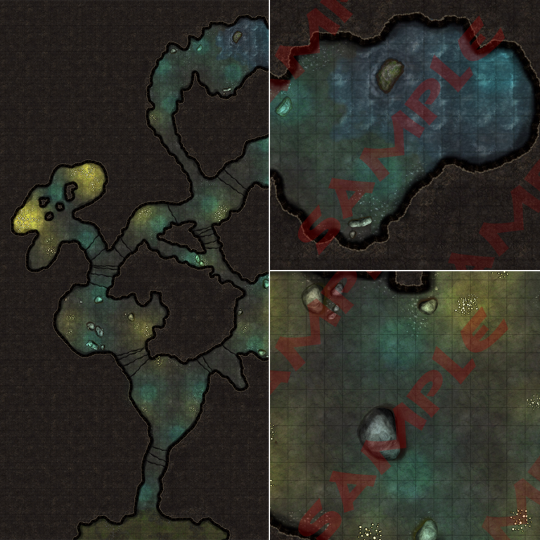 Cavern VTT Map - SagaBorn
