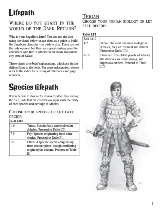 Lifepath Preview - SagaBorn